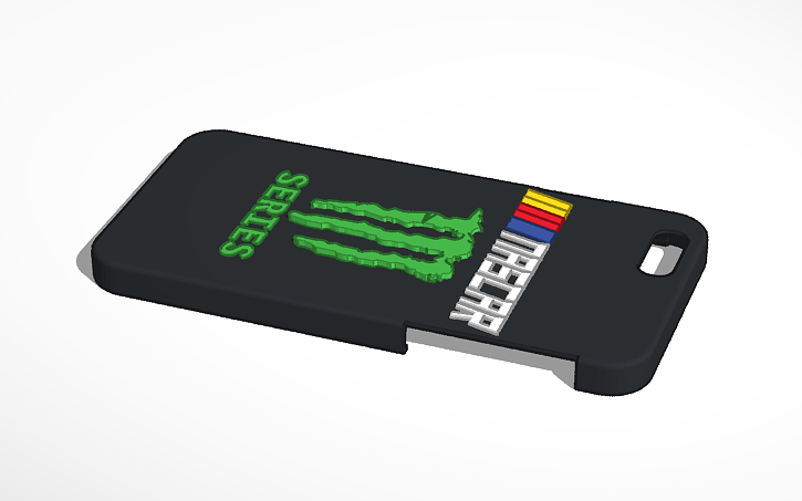 3D design IPhone 6 nascar phone case - Tinkercad