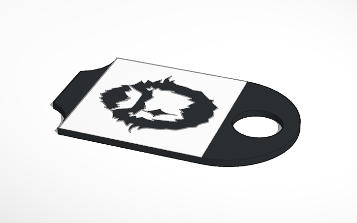 3D design Reinhardt Key Chain Ring | Tinkercad