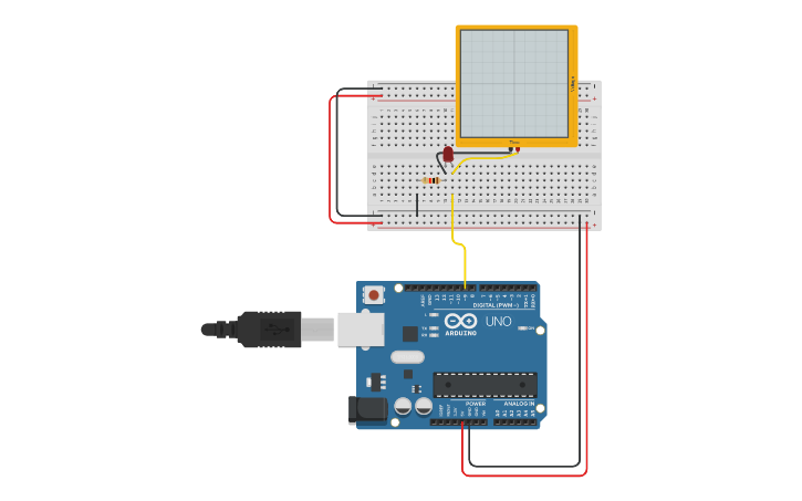 Circuit Design Fading Led With Analog Output Tinkercad
