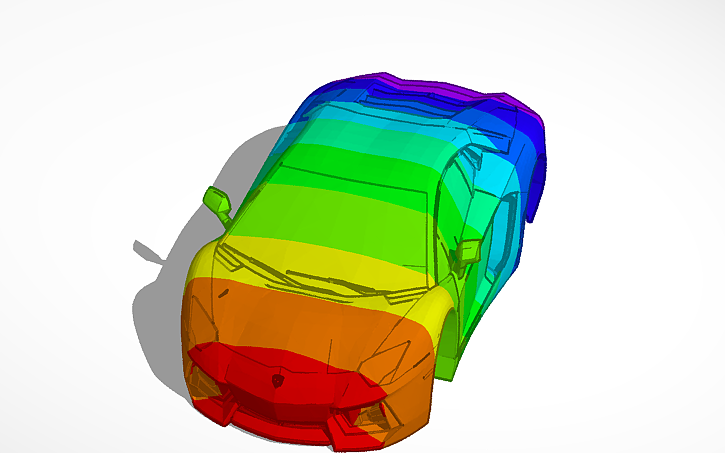 3D design My Gradient Car Body - Tinkercad