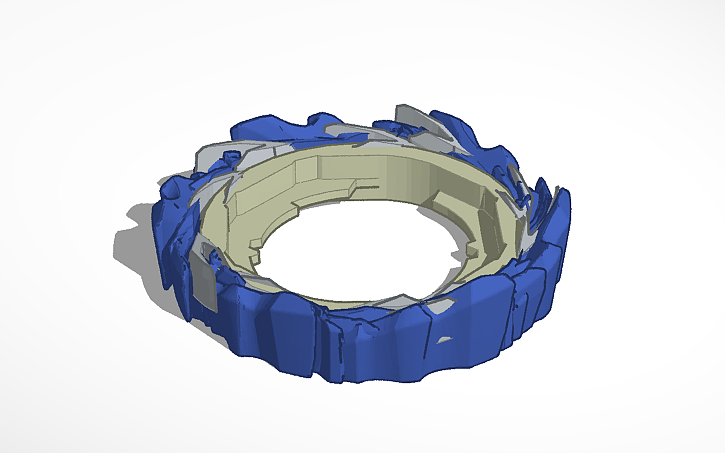 3D design (Half Color) The Ultimate (Stamina Type) Project - Tinkercad