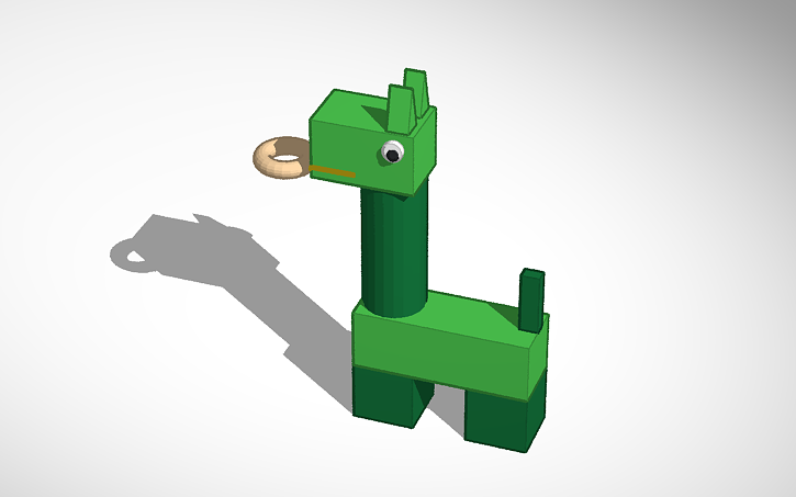 3D design Stunning Doughnut - Eating Giraffe 🍩 | Tinkercad