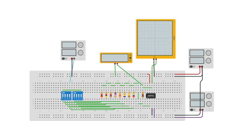 Circuit design LAB 6 -8-bit DAC example with binary weighted resistors ...