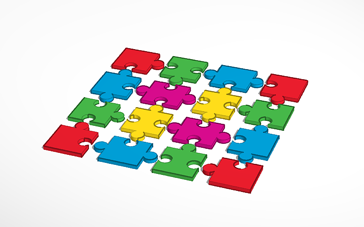 3d Design Jigsaw Puzzle Tinkercad