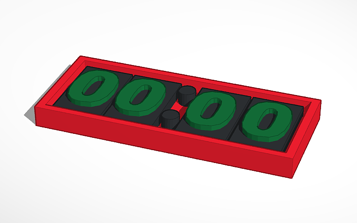 3D design Clock - Tinkercad