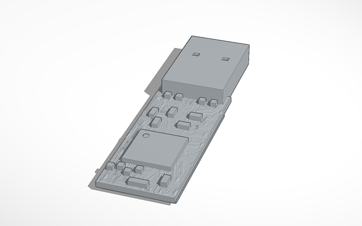 3D design Flash Drive - Tinkercad