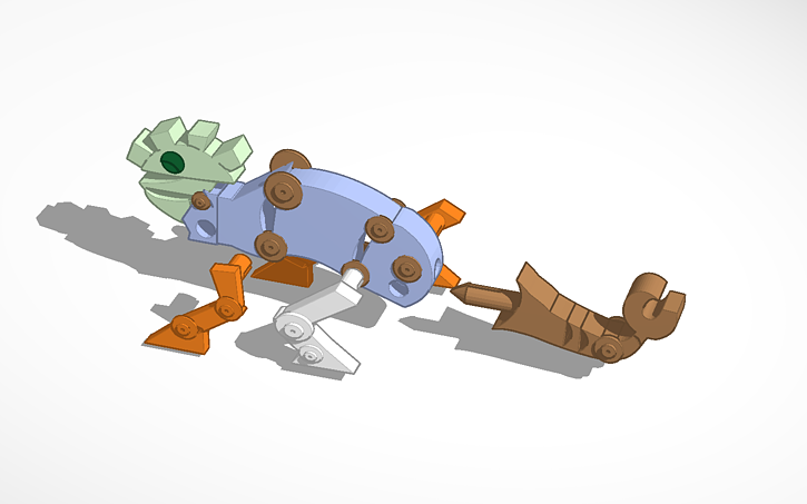 3D design Dino-Robot | Tinkercad