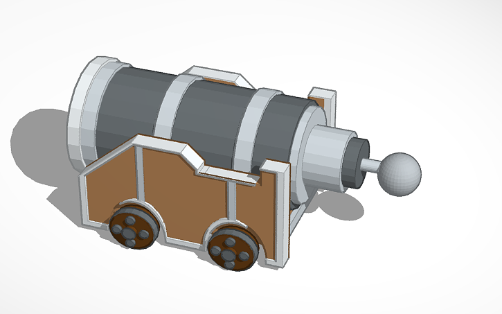 3D design Cannon - Tinkercad