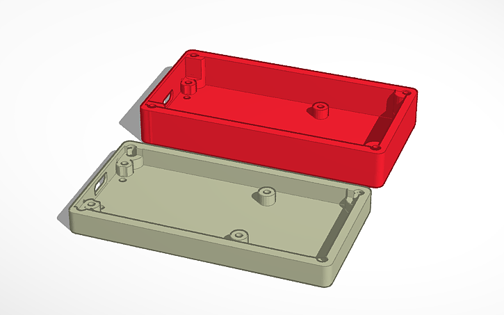3D design ESP32_Macropad_Bottoms - Tinkercad