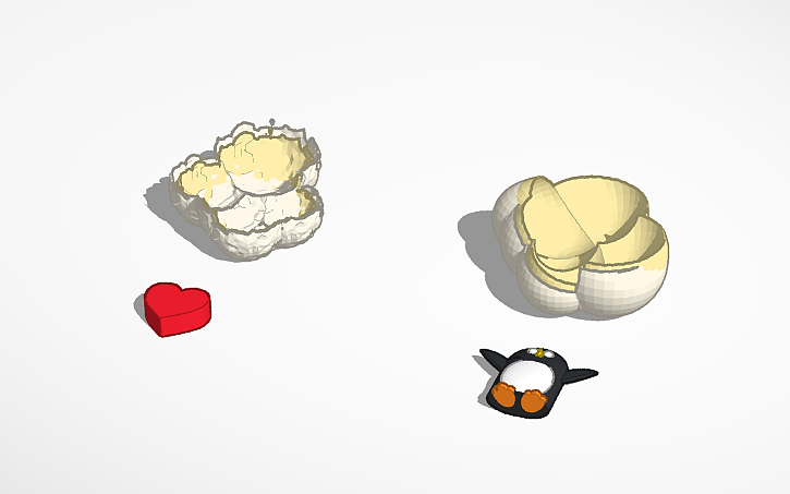 3d Design Popcorn Tinkercad