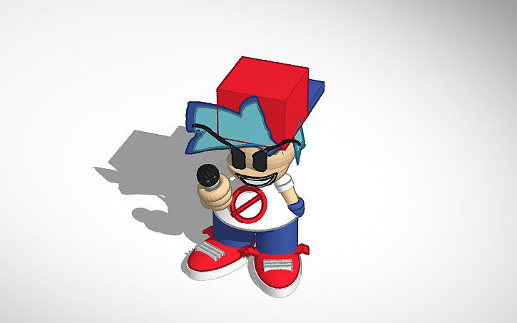 3D design Funky BF - Tinkercad