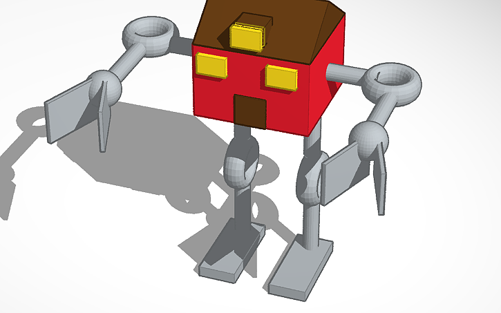 3D design Mech house | Tinkercad