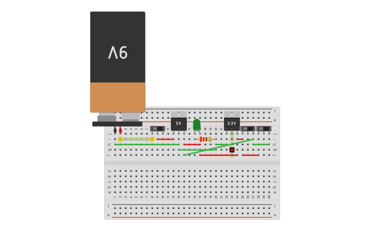 Circuit design Power module | Tinkercad