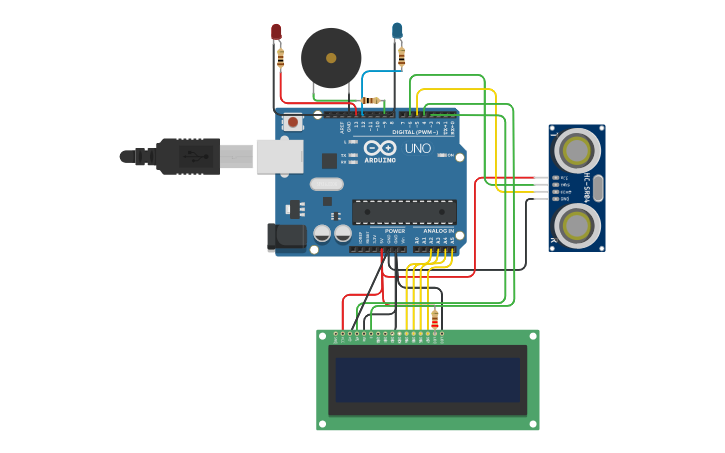 Circuit design Atividade arduino | Tinkercad