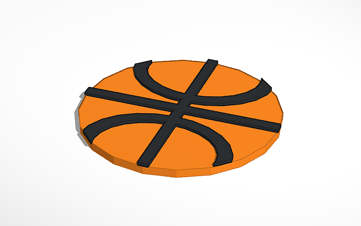 3D design Basketball - Tinkercad