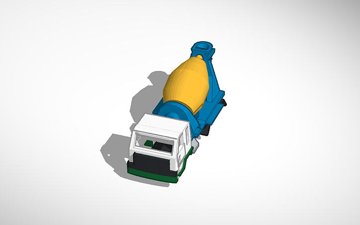 3D design Tomica NISSAN DIESEL Cement mixer TRUCK No.53(N-hybrid ...