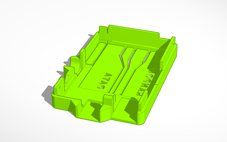 3d Design Raspi Top Case Randomdata Tinkercad