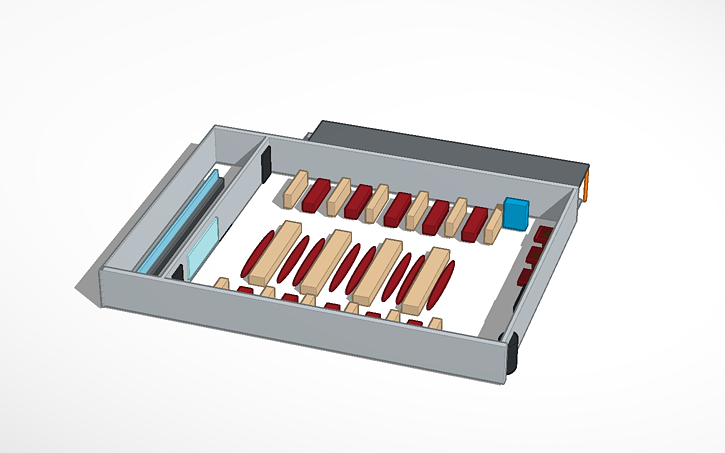3D design redesign cafeteria - Tinkercad