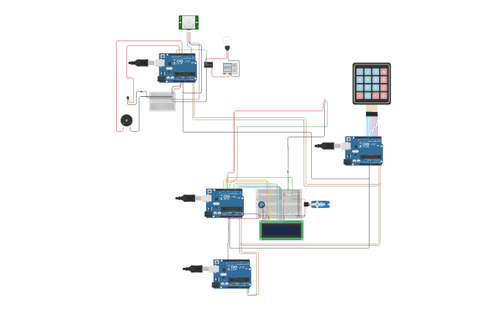Circuit Design Smart Home Security System Assignment P3 1074738 1075399 Tinkercad