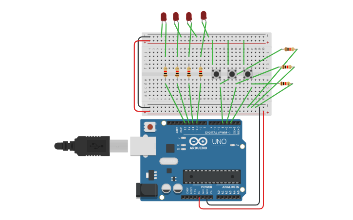 Circuit design ELSE IF 3 - Tinkercad