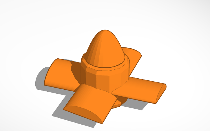 3D design Ducted fan blade - Tinkercad
