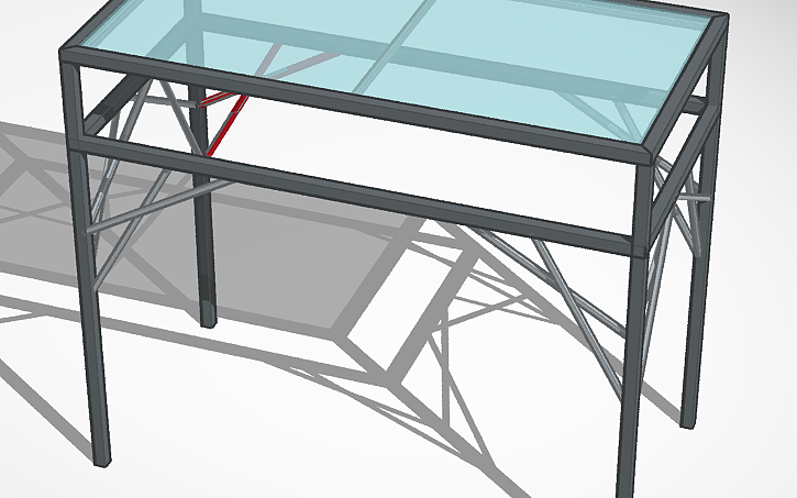 3D design Outdoor Standing Table - Tinkercad