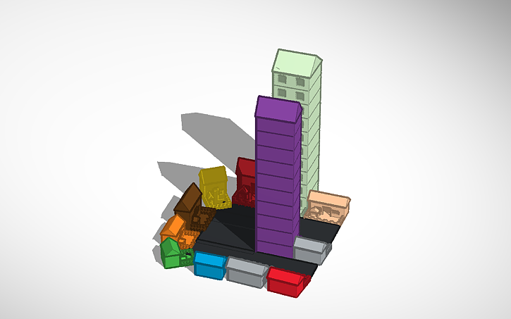 3D design tiltet tower | Tinkercad