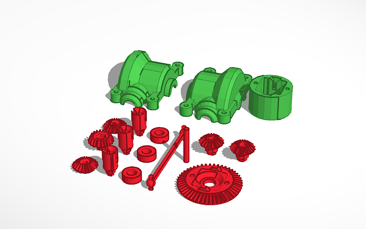 3D design Differential Printing - Tinkercad