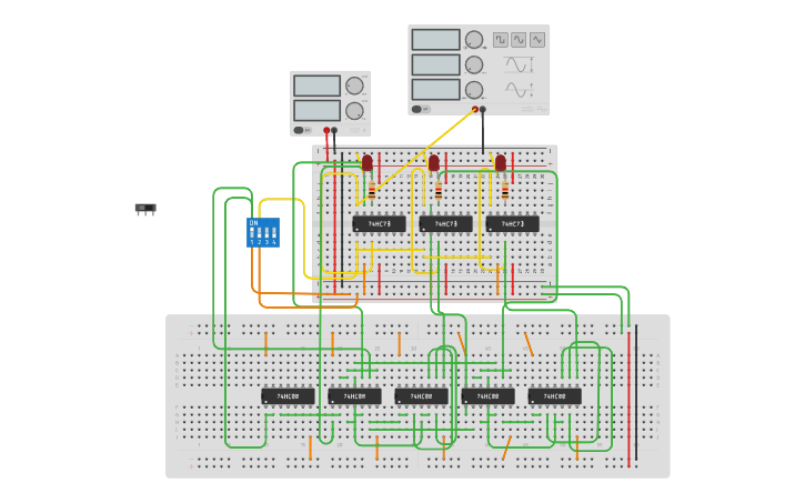Circuit Design Counter Tinkercad