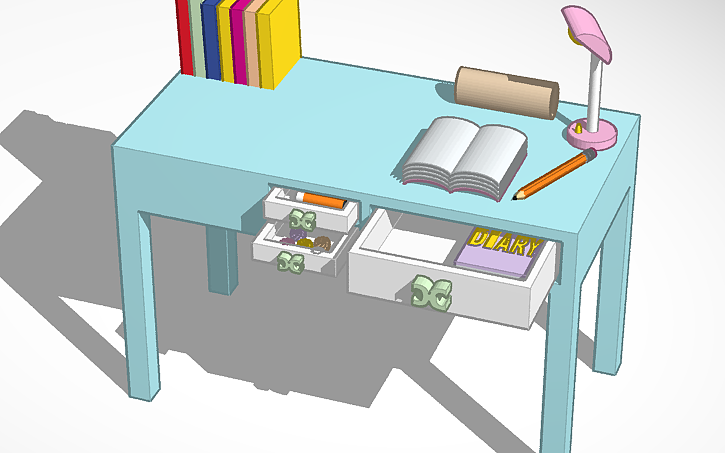 3D design Desk - Tinkercad