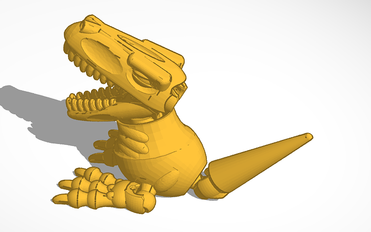 3D design dino - Tinkercad