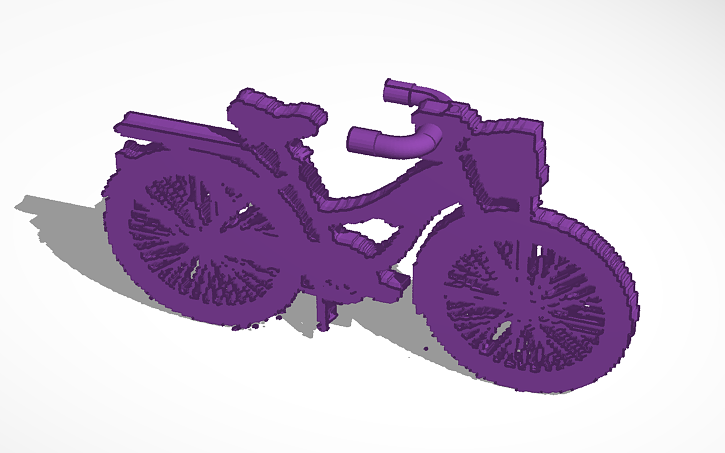 3D design Realistic Bike - Tinkercad
