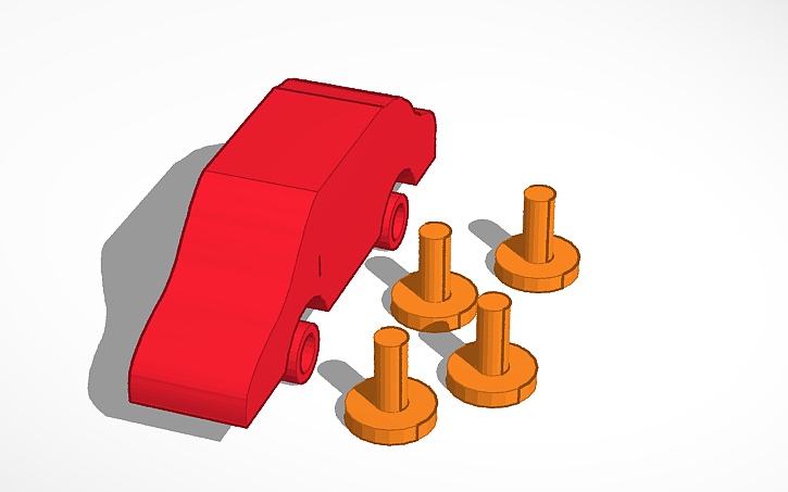 3D design Nerdy Derby Car - Tinkercad