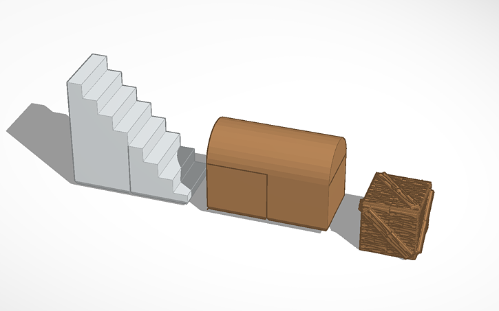 3D design DnD Items - Tinkercad