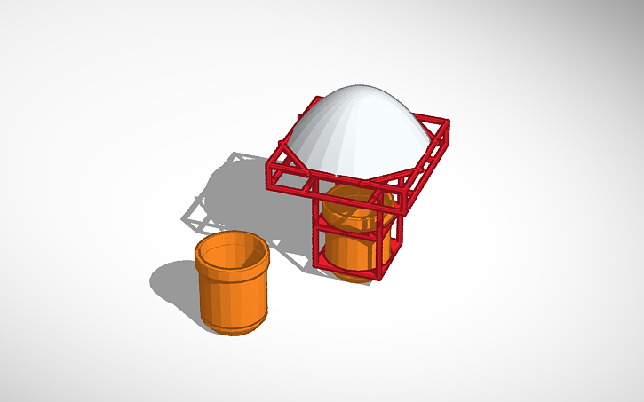 3D design Egg drop - Tinkercad