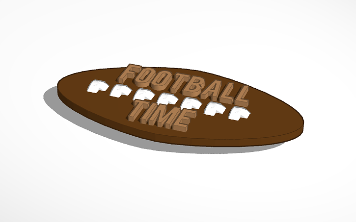 3D design football time!! - Tinkercad