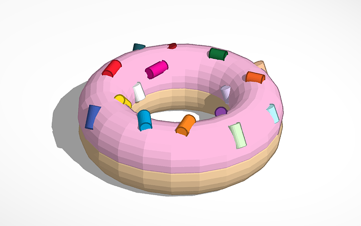 3D design Donut | Tinkercad