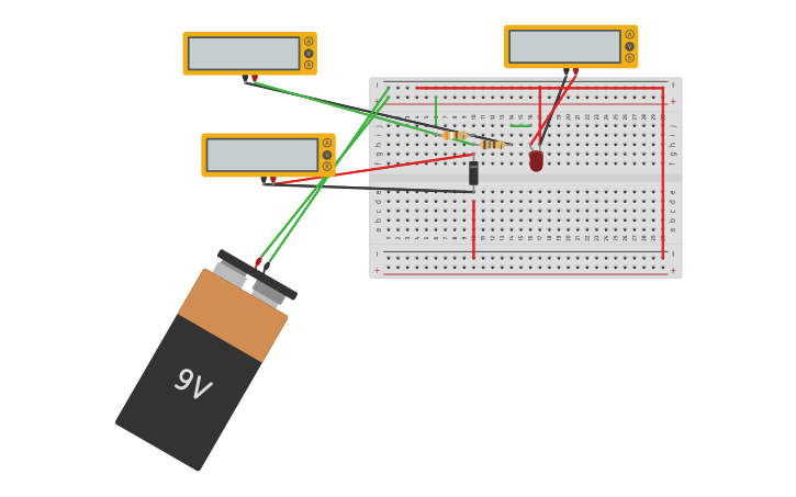 Circuit design Copy of Diodo Zener | Tinkercad