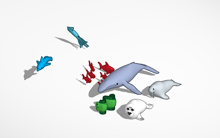 3D design sea - Tinkercad