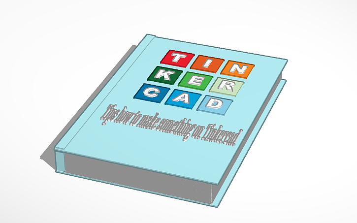 3d Design Book Tinkercad