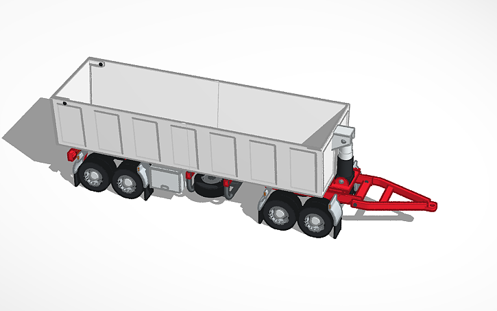 3D design Trailer for grain truck - Tinkercad