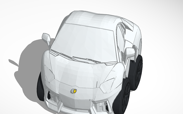 3D design Lamborghini smart car | Tinkercad