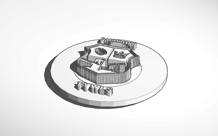 3D design Medal - Tinkercad