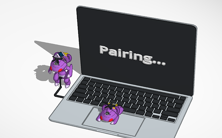 3D design Genesect drone - Tinkercad