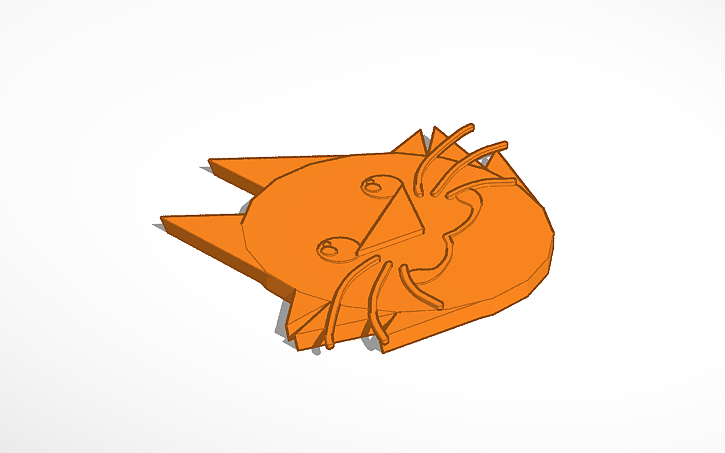 3D design cat - Tinkercad