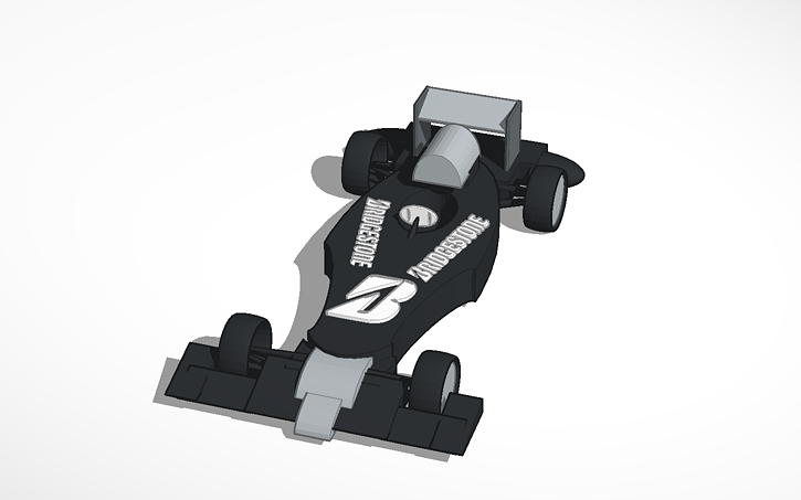 3D design F1 Car - Tinkercad