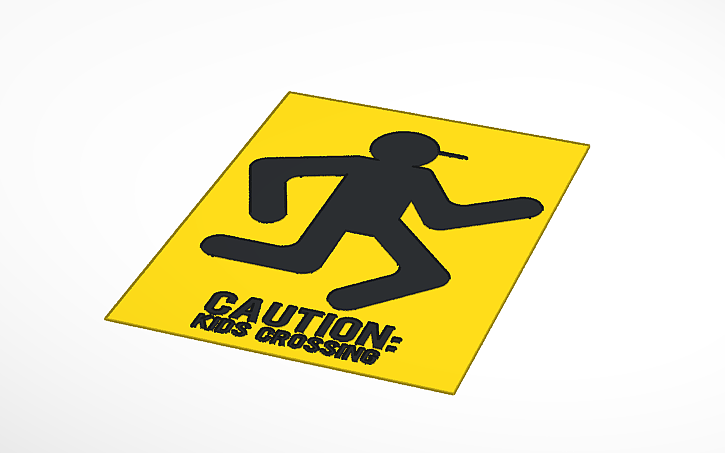 3D design CAUTION - Tinkercad