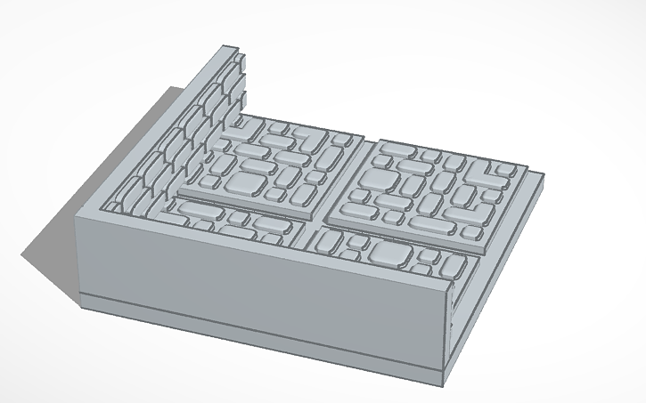 3D design Dnd_ModularTiles_Stone_Corner - Tinkercad
