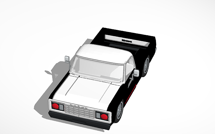 3D design Sick Bagged dodge truck - Tinkercad