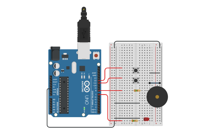 Circuit design PULL_UP | Tinkercad